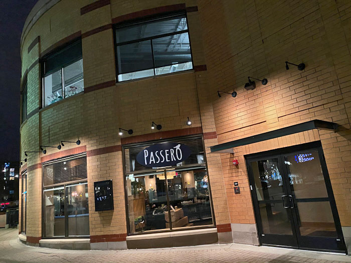 Passero, first night in new location, Arlington Heights December 12 ...
