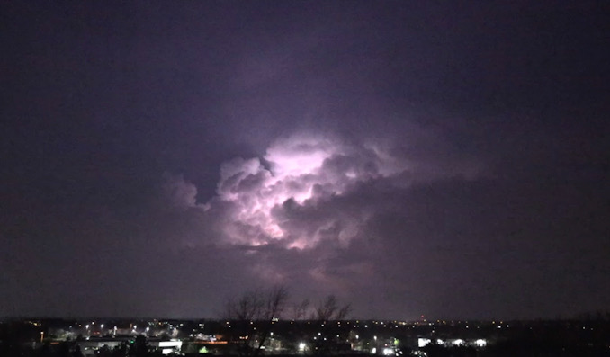 Algonquin and Marengo in Kane and McHenry Counties Lightning Display at ...
