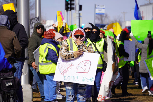 Labor Protest at Nestlé USA’s Nation Pizza on Algonquin Rd, Schaumburg ...