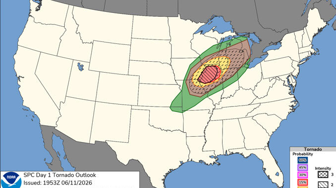 Tornado Outbreak Far South of Northwest Suburbs Near Streator, Dwight ...